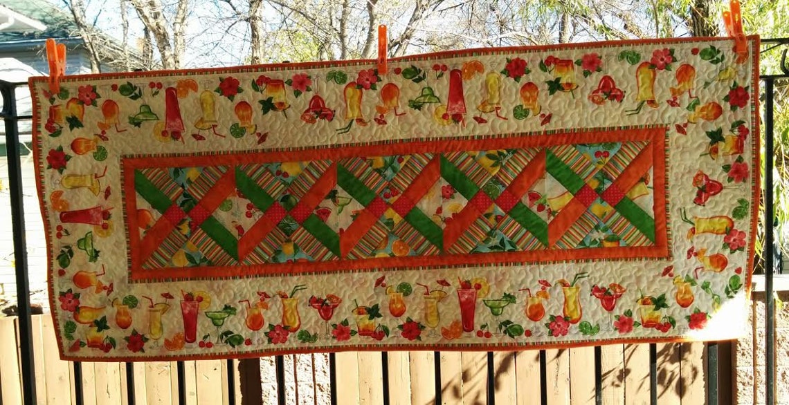 Licorice Twist Table Runner Pattern - Etsy