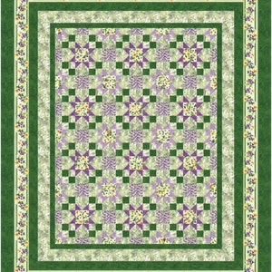 Multi Siz Instant Download Pattern "watercolor Garden" Easy. Northcott ...