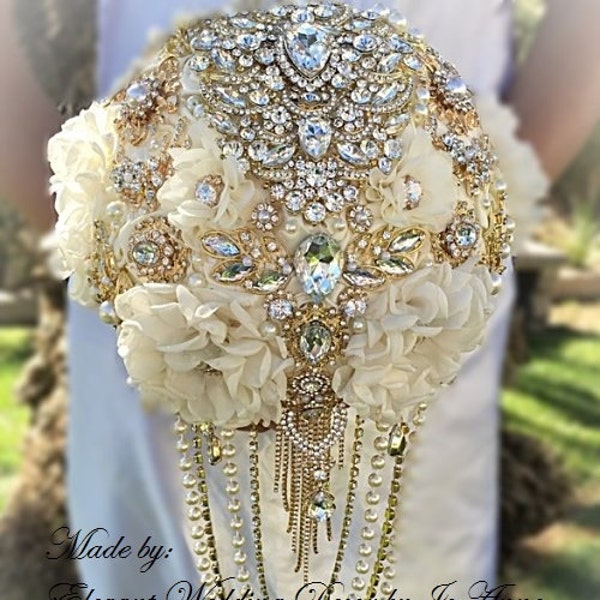 Brooch Wedding Bouquet - Etsy