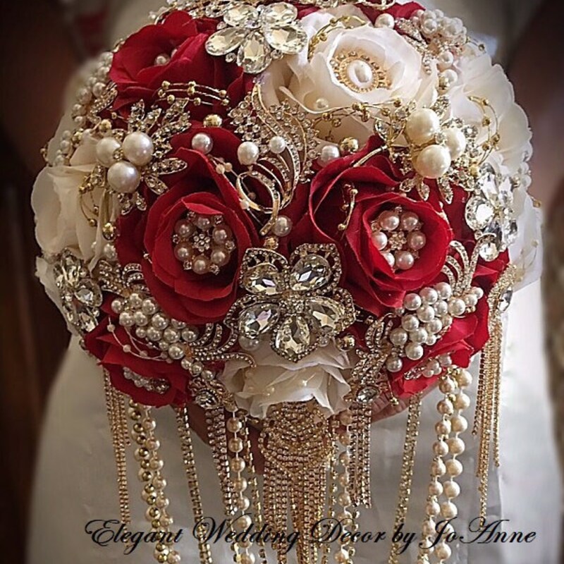 Broach Bouquet - Etsy