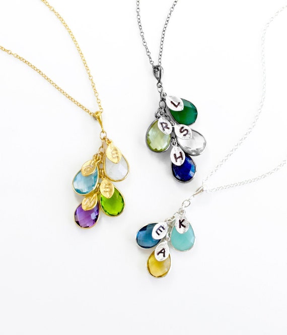 Etsy mothers birthstone necklace store