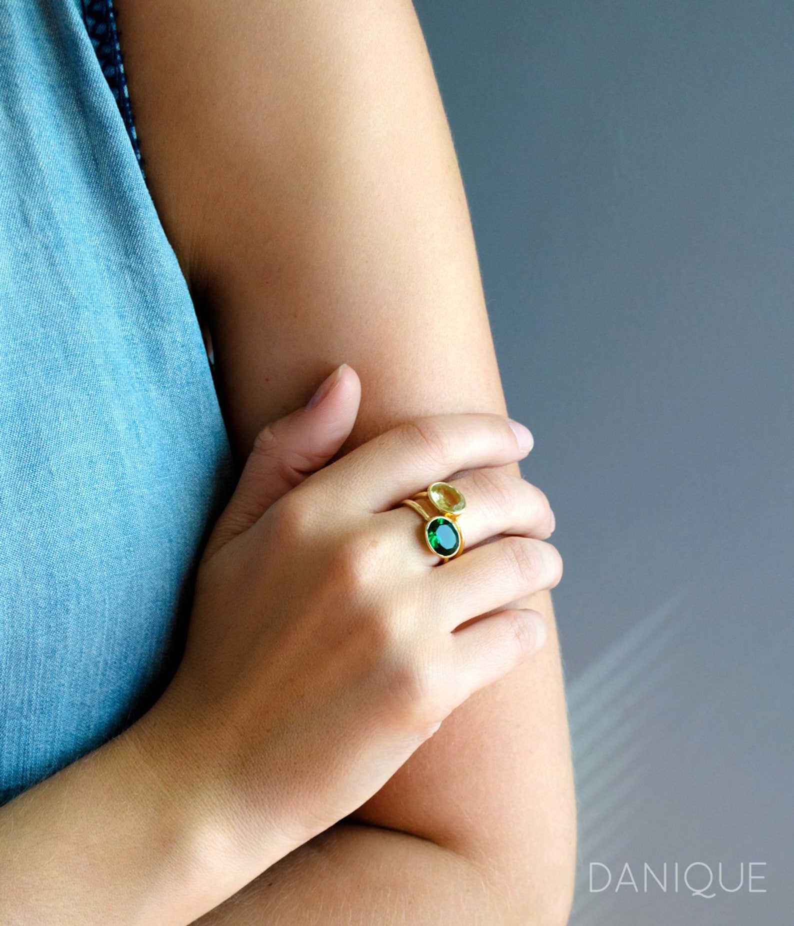 Lemon Quartz Ring Oval Ring Gemstone Ring Christmas Gift - Etsy