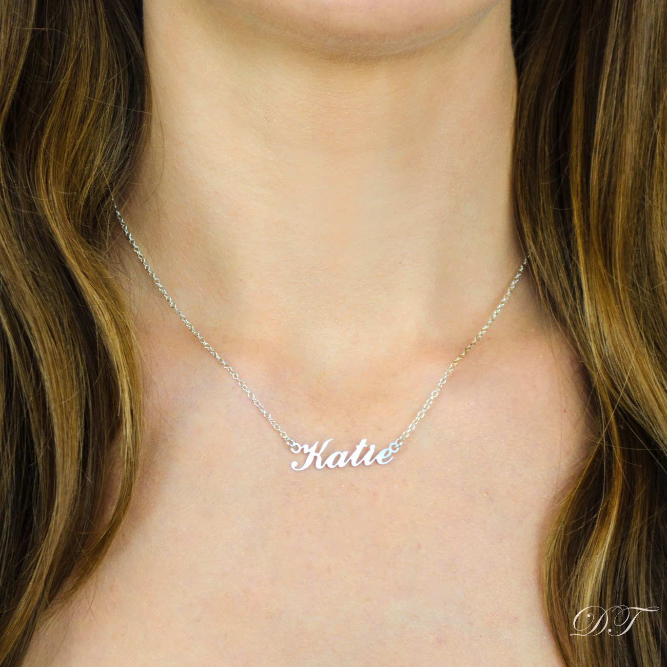 Heather name necklace store