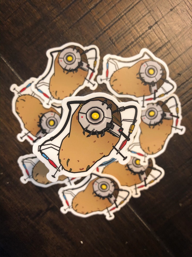 Potato Battery GLaDOS Portal 2 Sticker | Etsy
