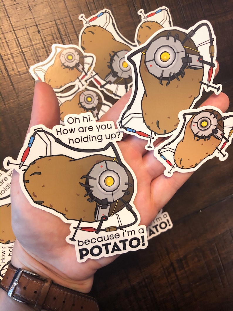 Potato Battery GLaDOS Portal 2 Sticker | Etsy