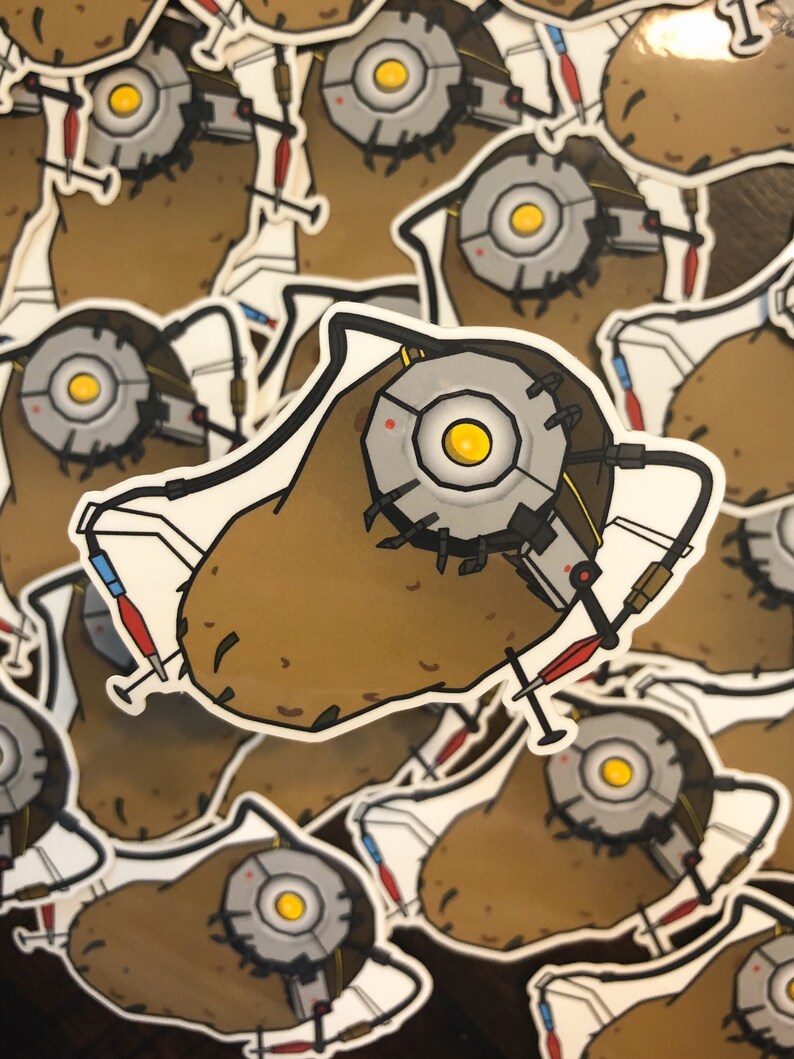 Potato Battery GLaDOS Portal 2 Sticker | Etsy