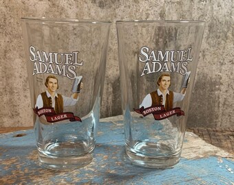 Sam Adams Beer Glass - Etsy