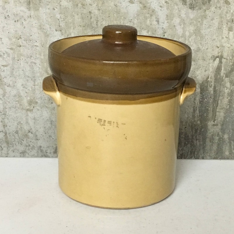 Large Antique Crock - Etsy