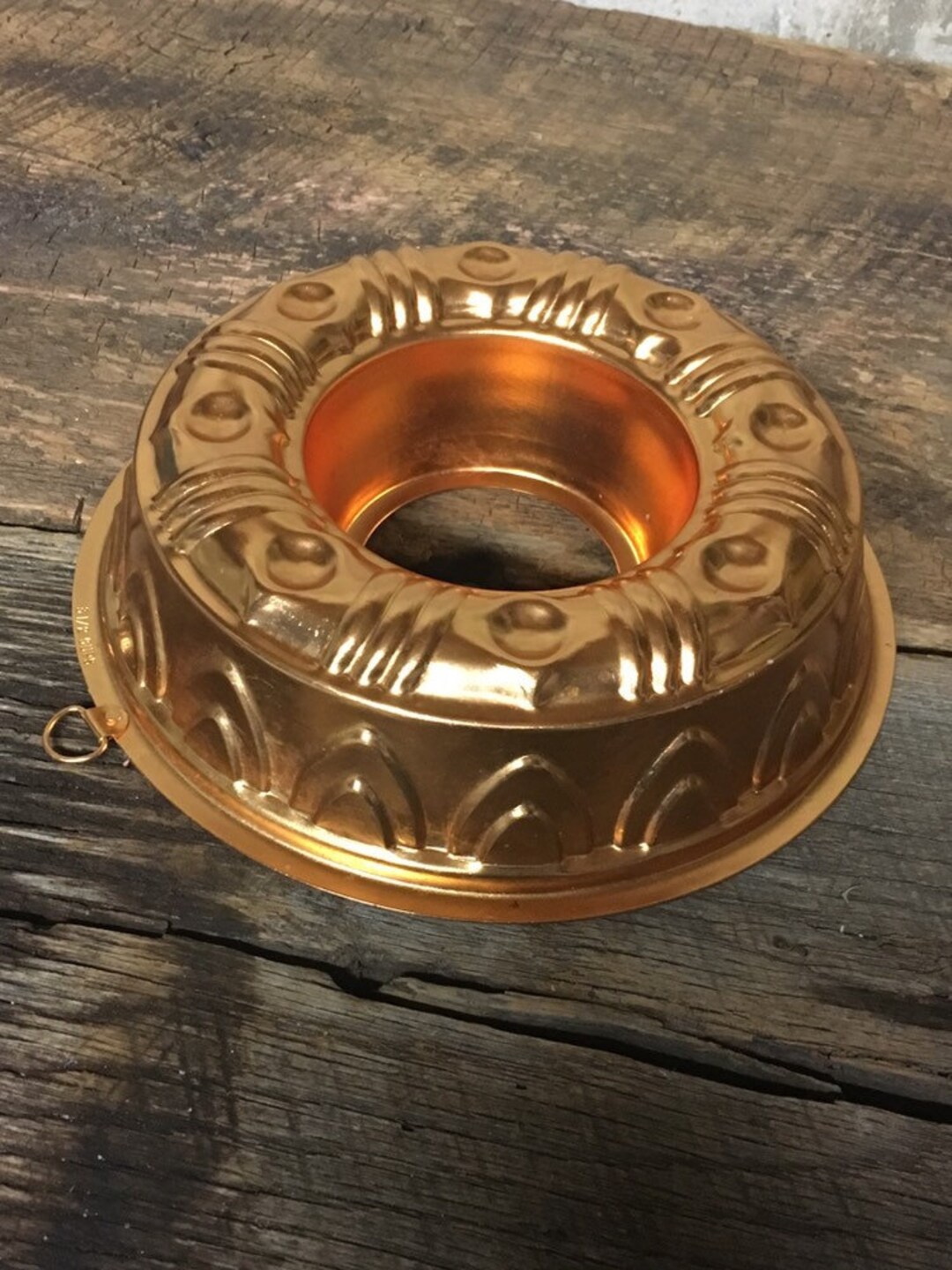 Copper Jello Mold, Ring Mold, Copper Ring Pan,copper Mold,jello Mold ...