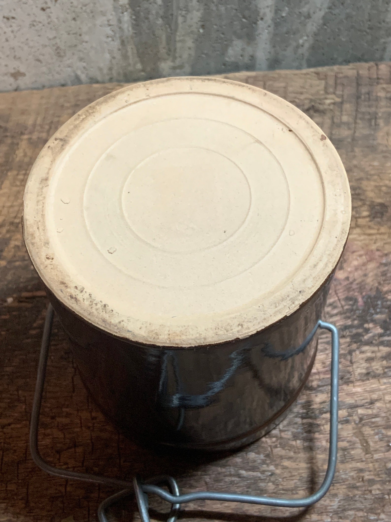 Stoneware Crock Clamp Crock Vintage Crock Lidded Crock - Etsy