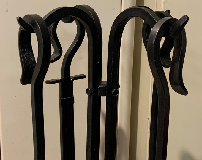 Fireplace Tools, Wrought Iron Tools, Shepherds Hook Handles, Fire Pit ...