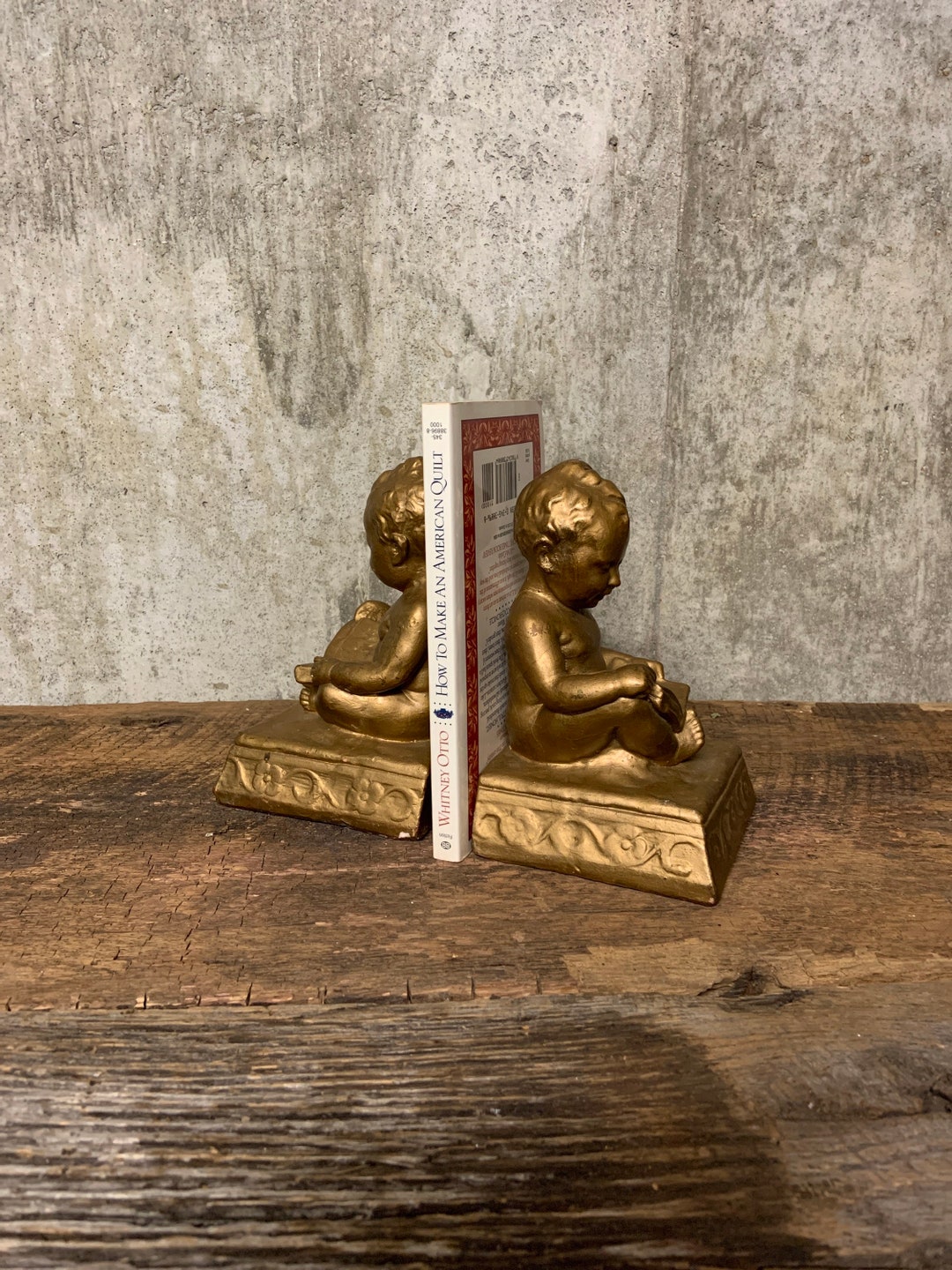 Gold Bookends, Metal Bookends, Child Book Bookends, Library Bookends ...