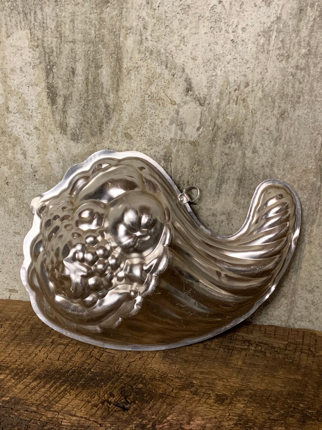 Copper Jello Mold, Cornucopia Mold,fruit Pan,copper Pan,large Jello ...