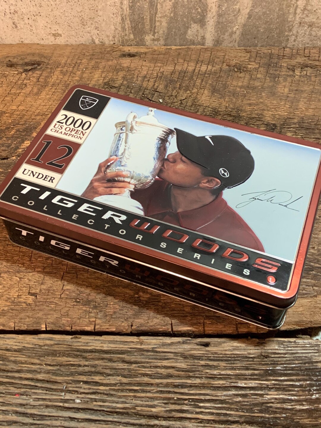 Tiger Woods US Open Collectible Tin, 2000 US Open Win of Tiger Woods ...