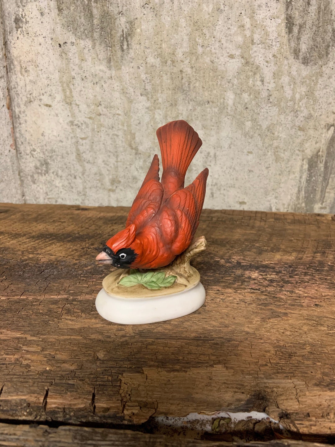 Lefton Cardinal, Cardinal Figurine, Head Down Cardinal, Lefton Birds ...