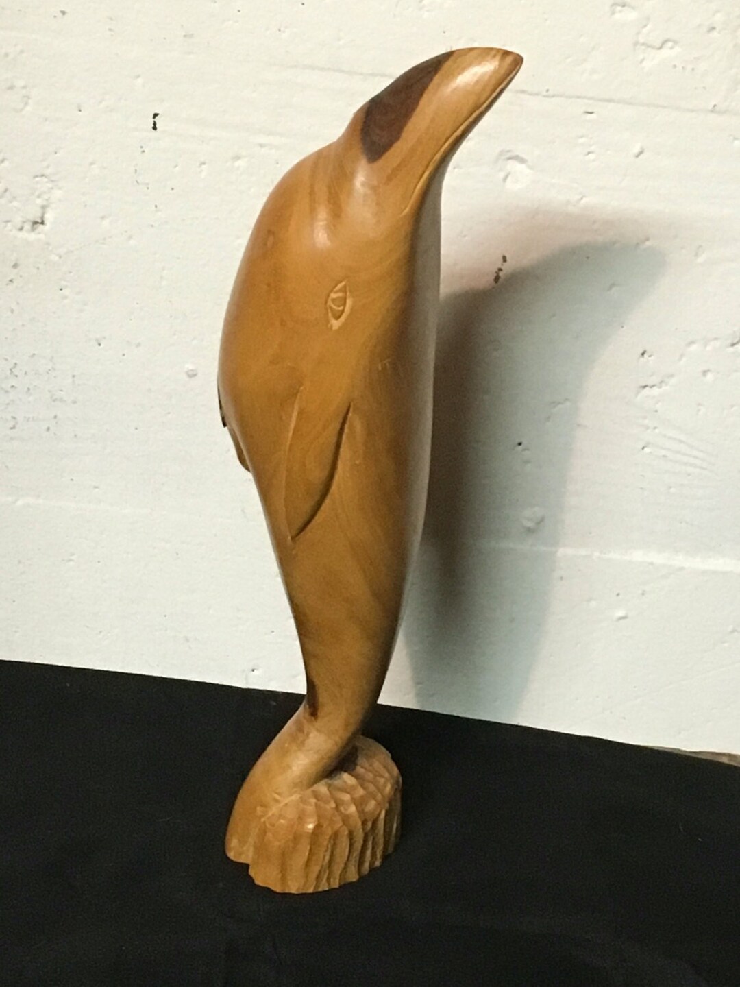 Carved Dolphin, Folk Art, Wooden Dolphin, Ocean Carving, Dolphin Decor ...
