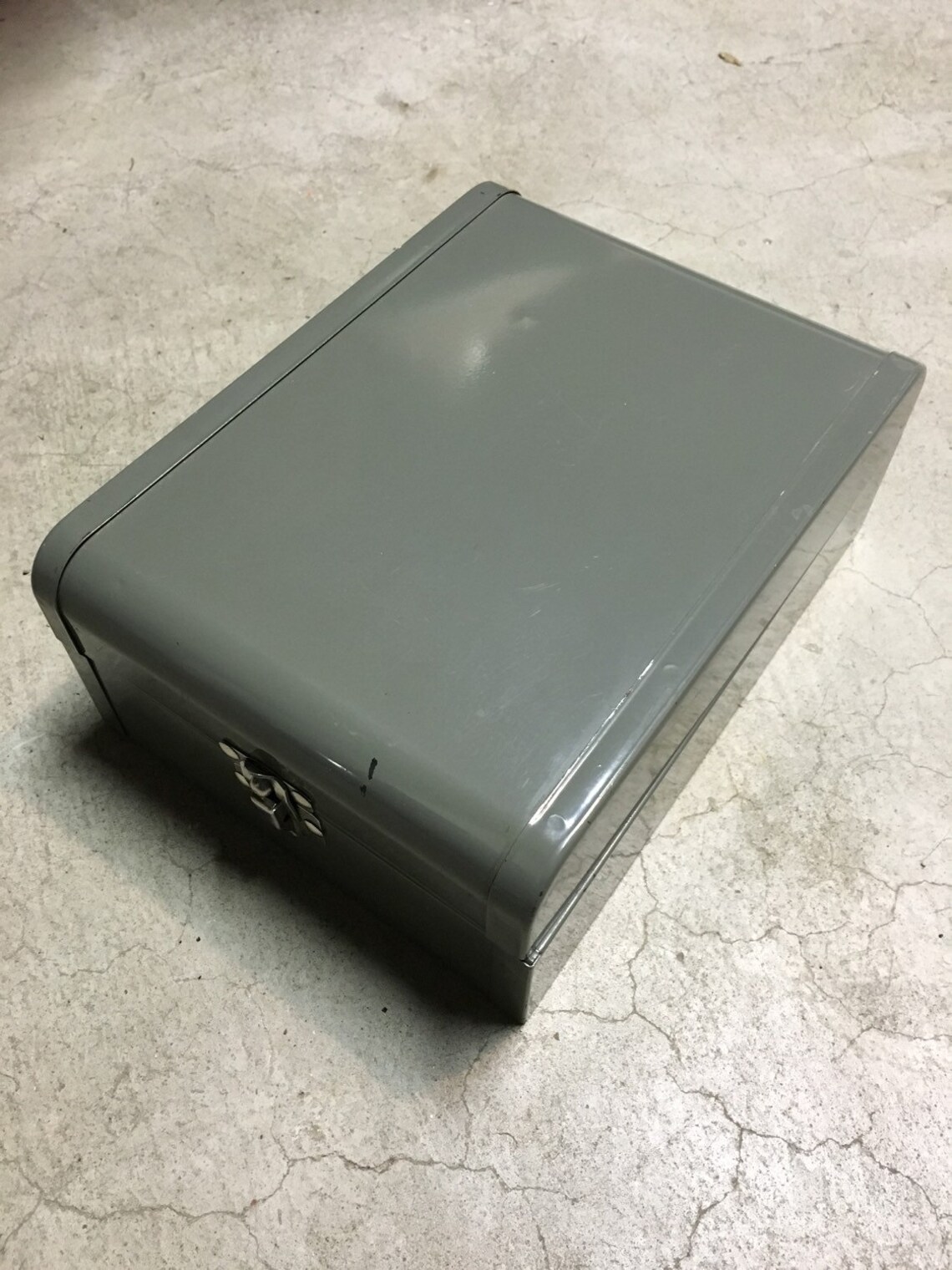 Metal File Box Industrial Case Storage Case Cash Box DIY | Etsy