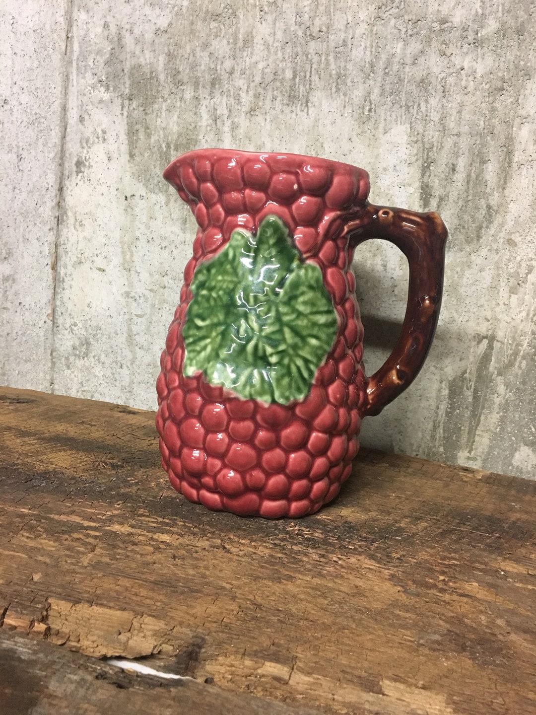 Pitcher, Ceramic Pitcher, Grape Pitcher, Jay Willfred, Portugal Ceramic ...