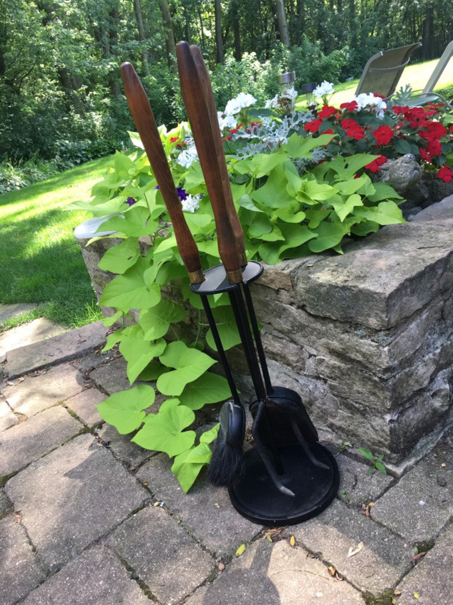 Wrought Iron Fireplace Tools MCM Fireplace Tools Metal Fire Etsy wrought-iron-fireplace-tools-mcm-fireplace-tools-metal-fire-etsy