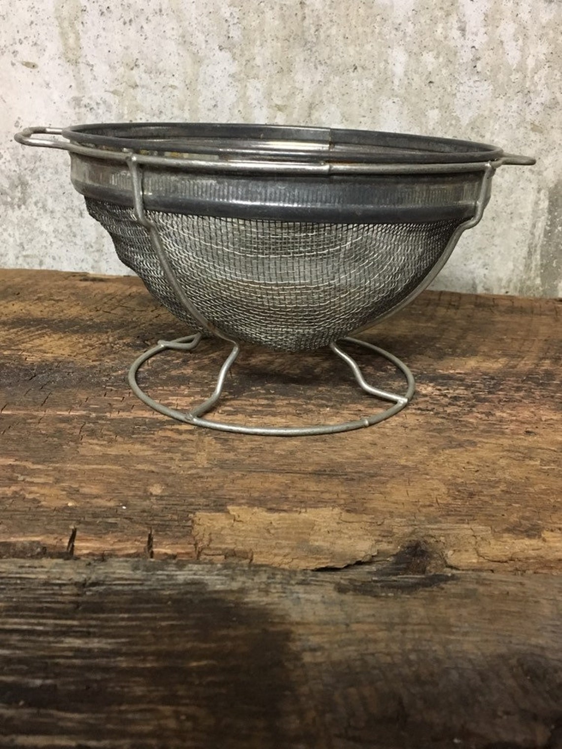 Vintage Strainer Metal Strainer Fruit/vegetable Strainer - Etsy