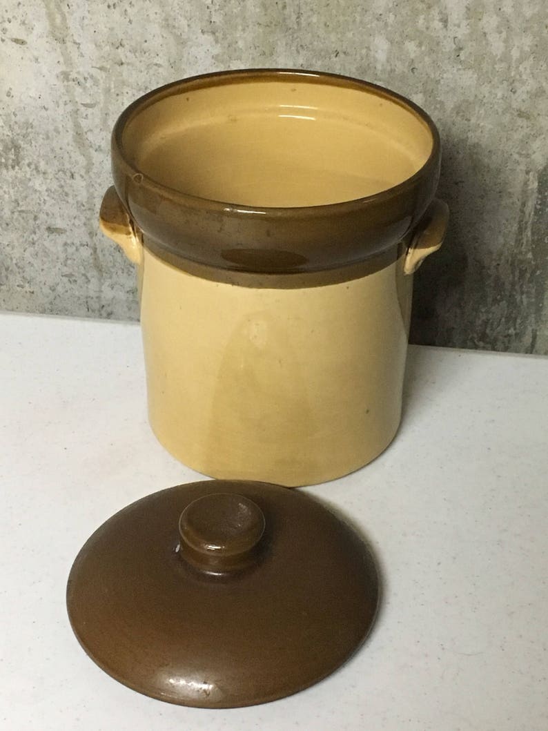 English Stoneware Crock, T.G. Green Granville, Large Lidded Crock, Made ...