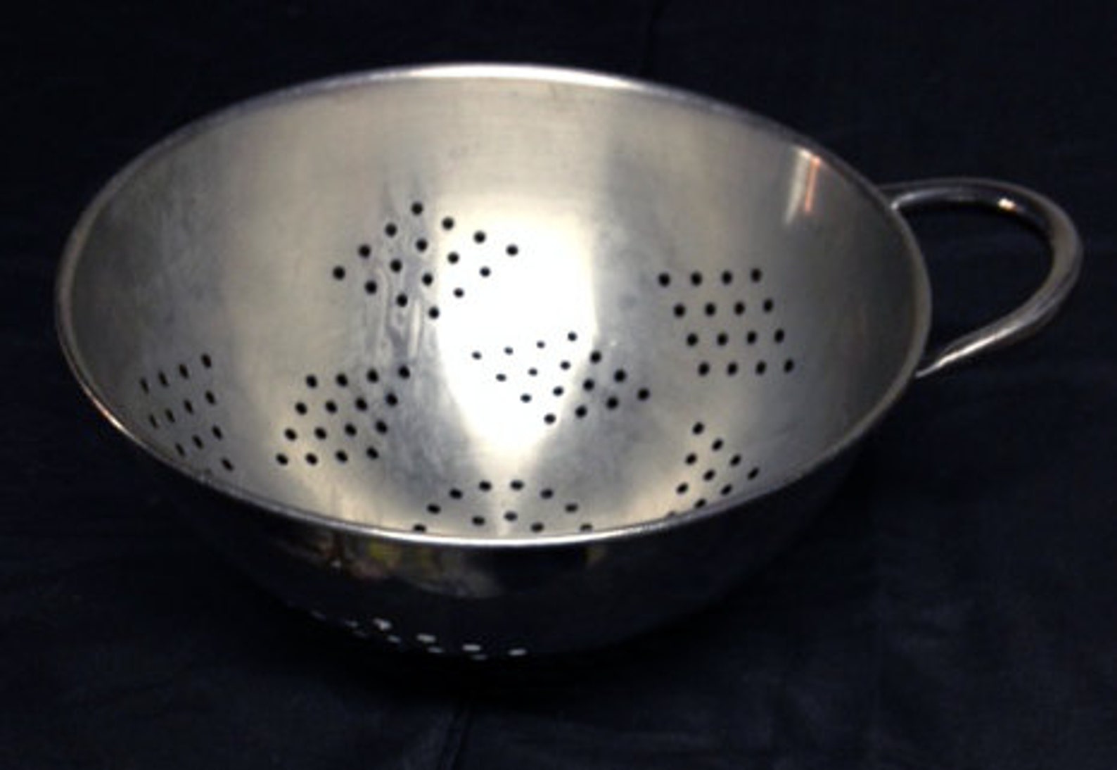 Metal Colander Metal Strainer Diamond Pattern One Handle - Etsy