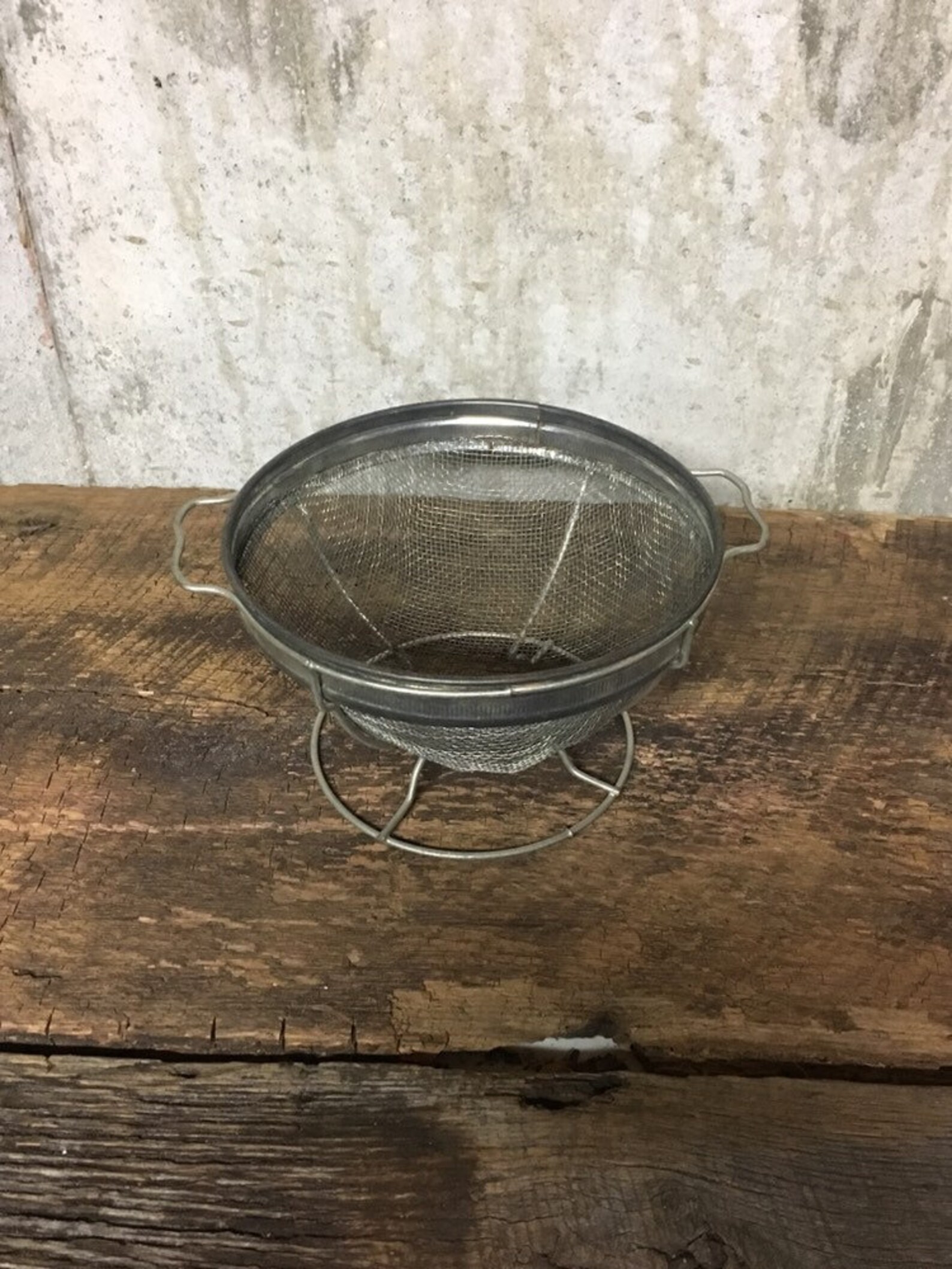 Vintage Strainer Metal Strainer Fruit/vegetable Strainer - Etsy