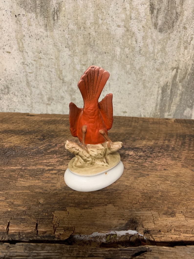 Lefton Cardinal Cardinal Figurine Head Down Cardinal Lefton - Etsy