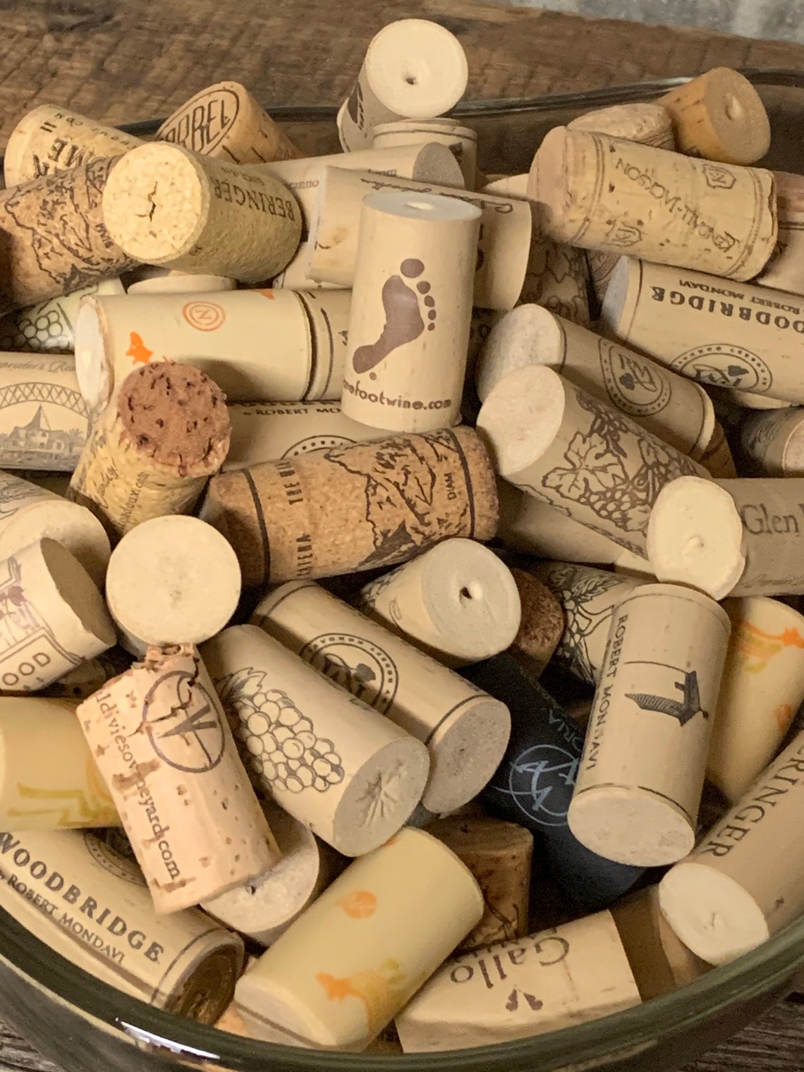 Bulk Corks Cork DIY Supplies 138 Mixed Material Corks Wine - Etsy
