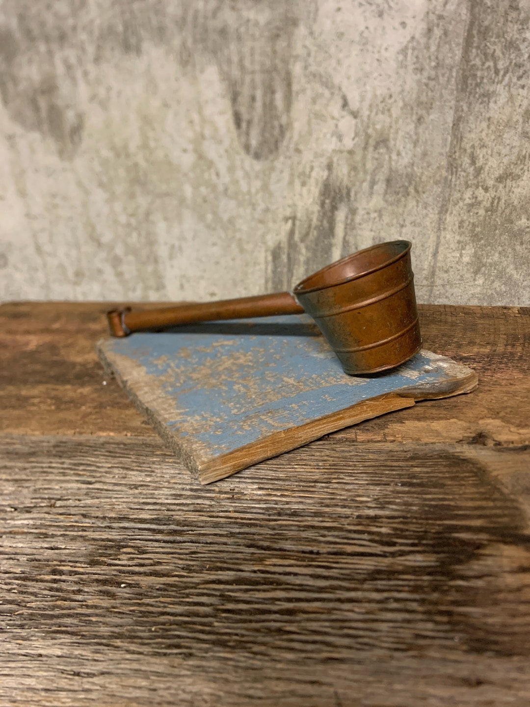 Copper Ladle, Water Dipper, Soup Ladle, Colonial Decor, Vintage Ladle ...