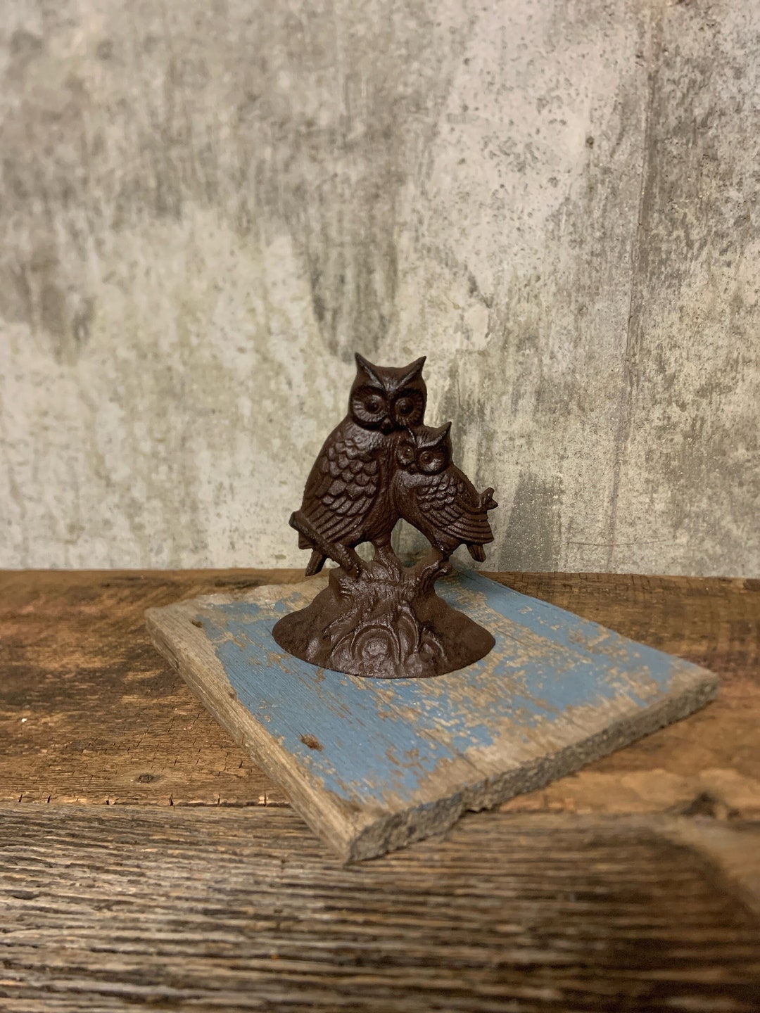Doorstop, Door Stop, Owl Doorstop, Cast Metal Owl, Owl Statue, Cast ...