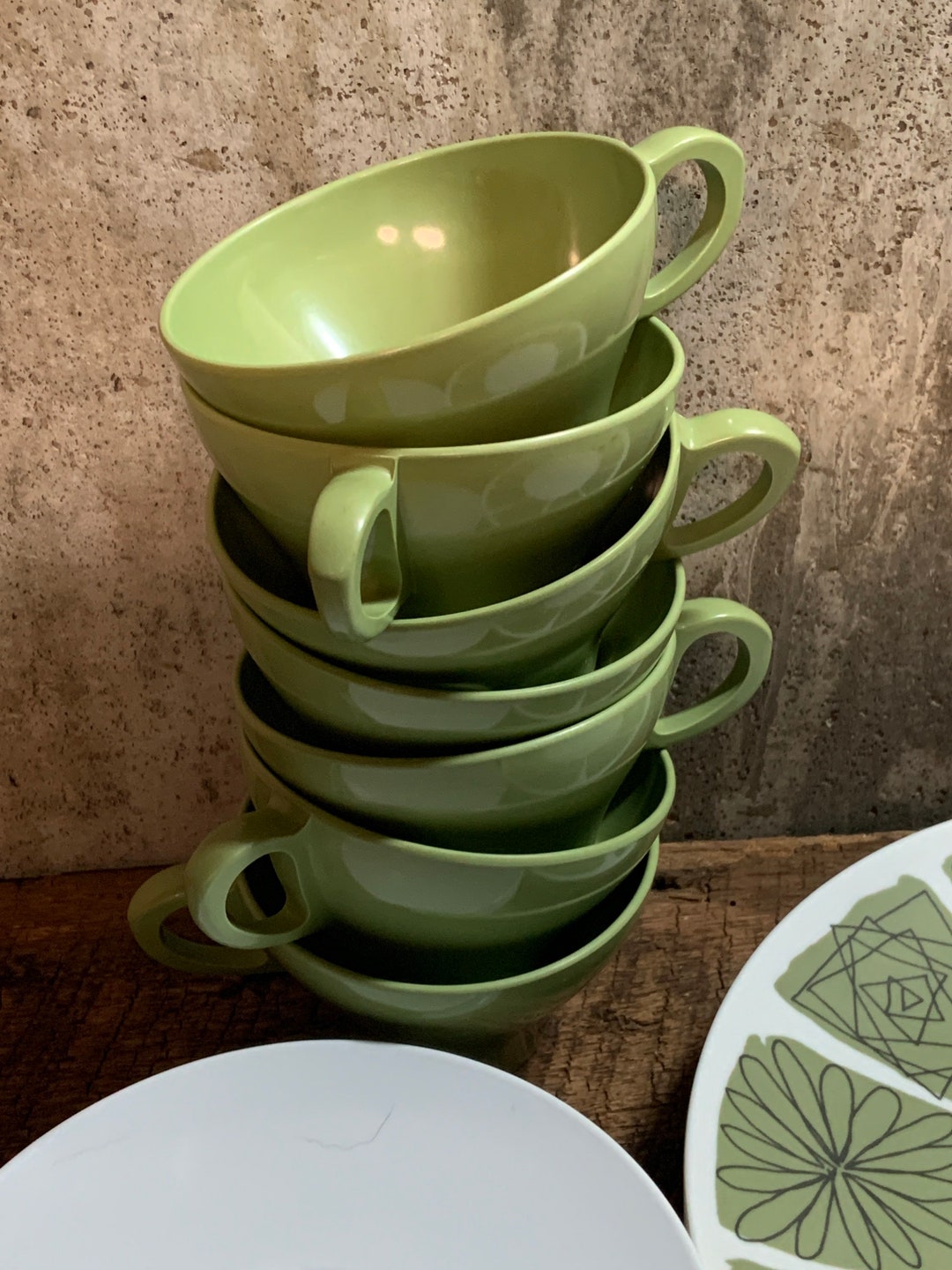 Vintage Texas Ware,texas Ware Dinnerware, Melamine Dishes, Vintage ...