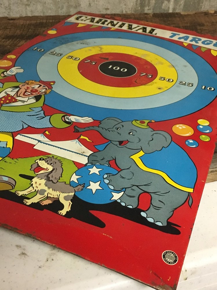 Vintage Game Carnival Target Shooting Game Ohio Art Co. | Etsy