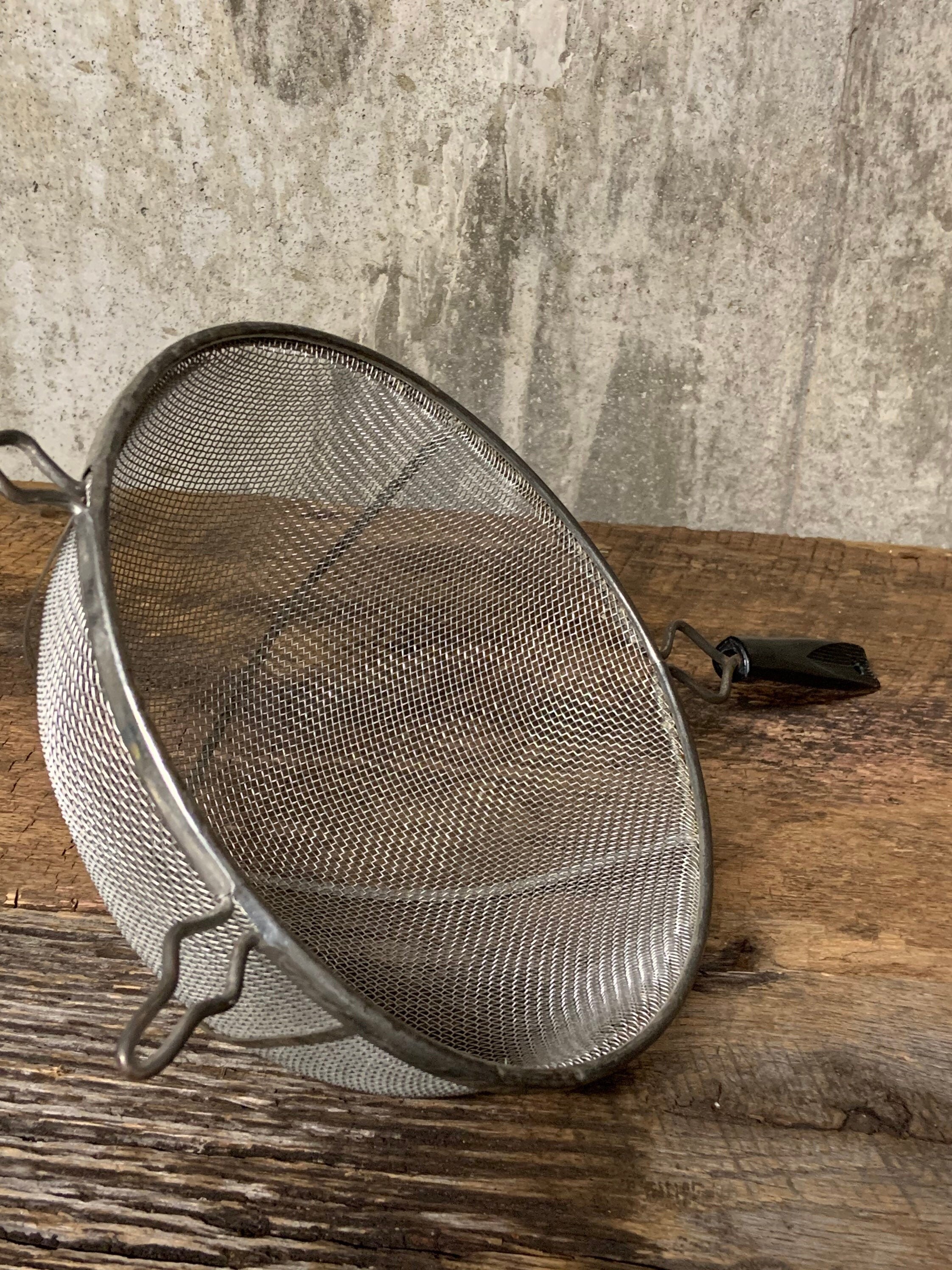 Aluminum Strainer Handled Strainer Mesh Fry Basket | Etsy