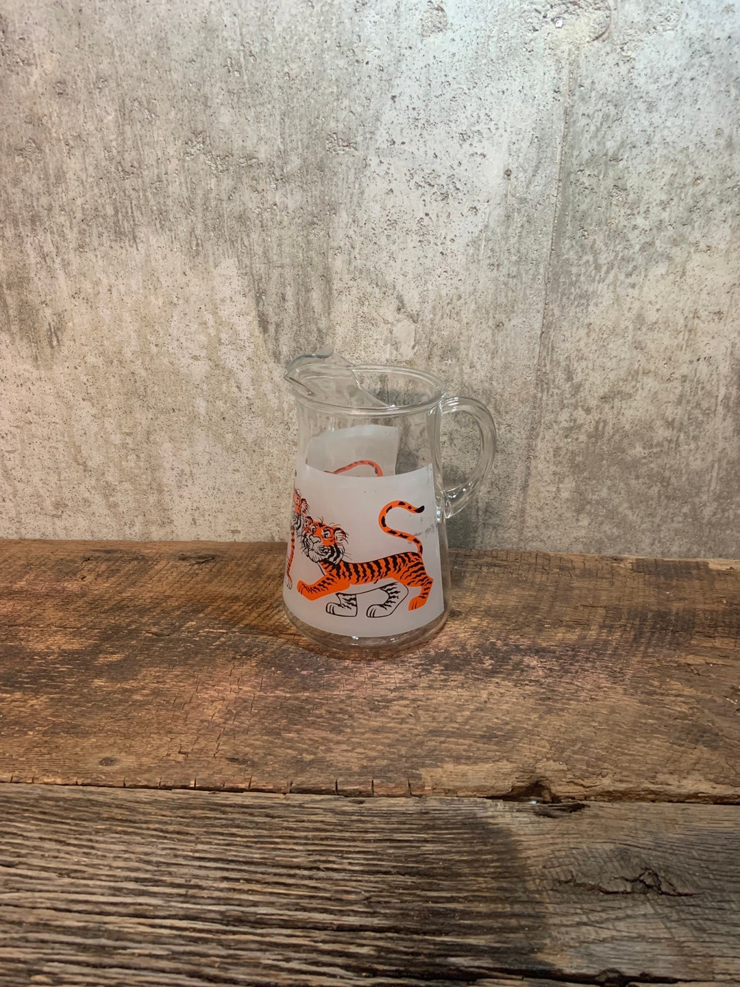 Vintage Exxon Tiger Juice Pitcher, Retro Collectible - Etsy