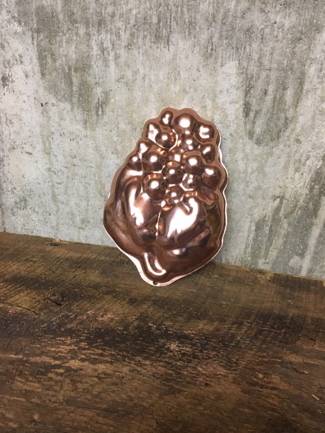 Vintage Wear Ever Copper Fruit Jello Mold, Large Copper Pan - Etsy
