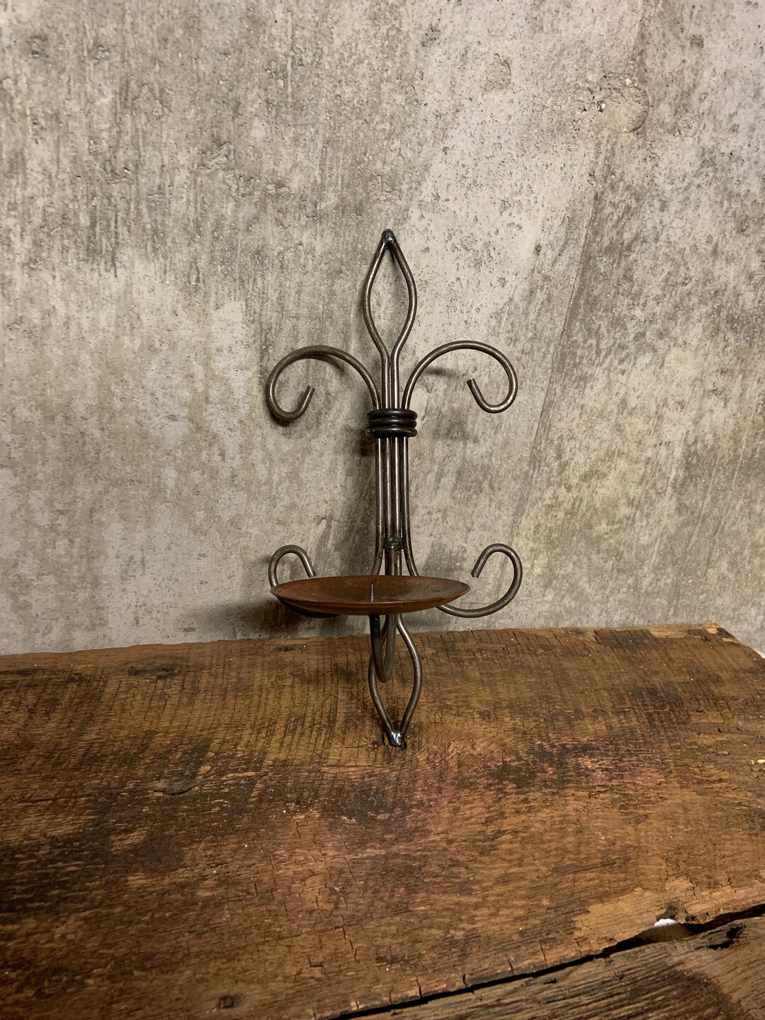 Welded Iron Wire Candle Sconce, Sconce Candleholder, Wall Sconces ...