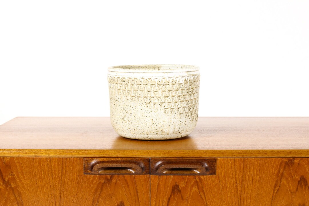 Ceramic Stoneware Modernist Wheel Thrown Planter Small Delta - Etsy