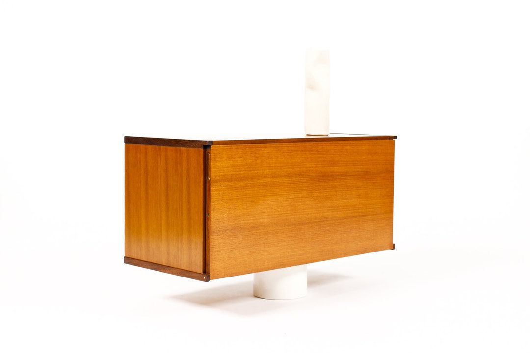 Danish Modern / Mid Century Teak Wall Mounted Entry Console Drop Front Secretary Cabinet - Etsy