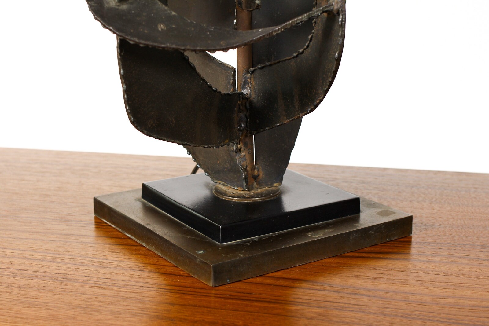 Mid Century Vintage 70s Brutalist Torch Cut Table Lamp - Etsy