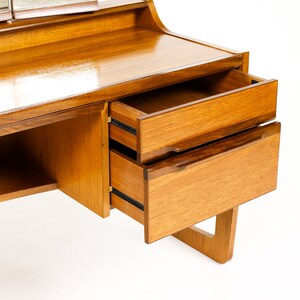 Danish Modern / Mid Century Low Teak Vanity / Dressing Table — Meredew ...