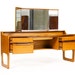 Danish Modern / Mid Century Low Teak Vanity / Dressing Table — Meredew ...