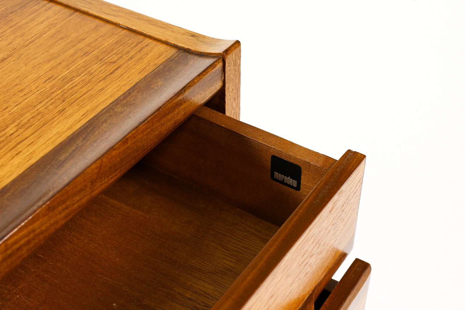 Danish Modern / Mid Century Low Teak Vanity / Dressing Table — Meredew ...