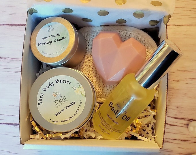 Spa Box, Care Package Gift Box, Natural Skin Care, Mothers Gift Box ...