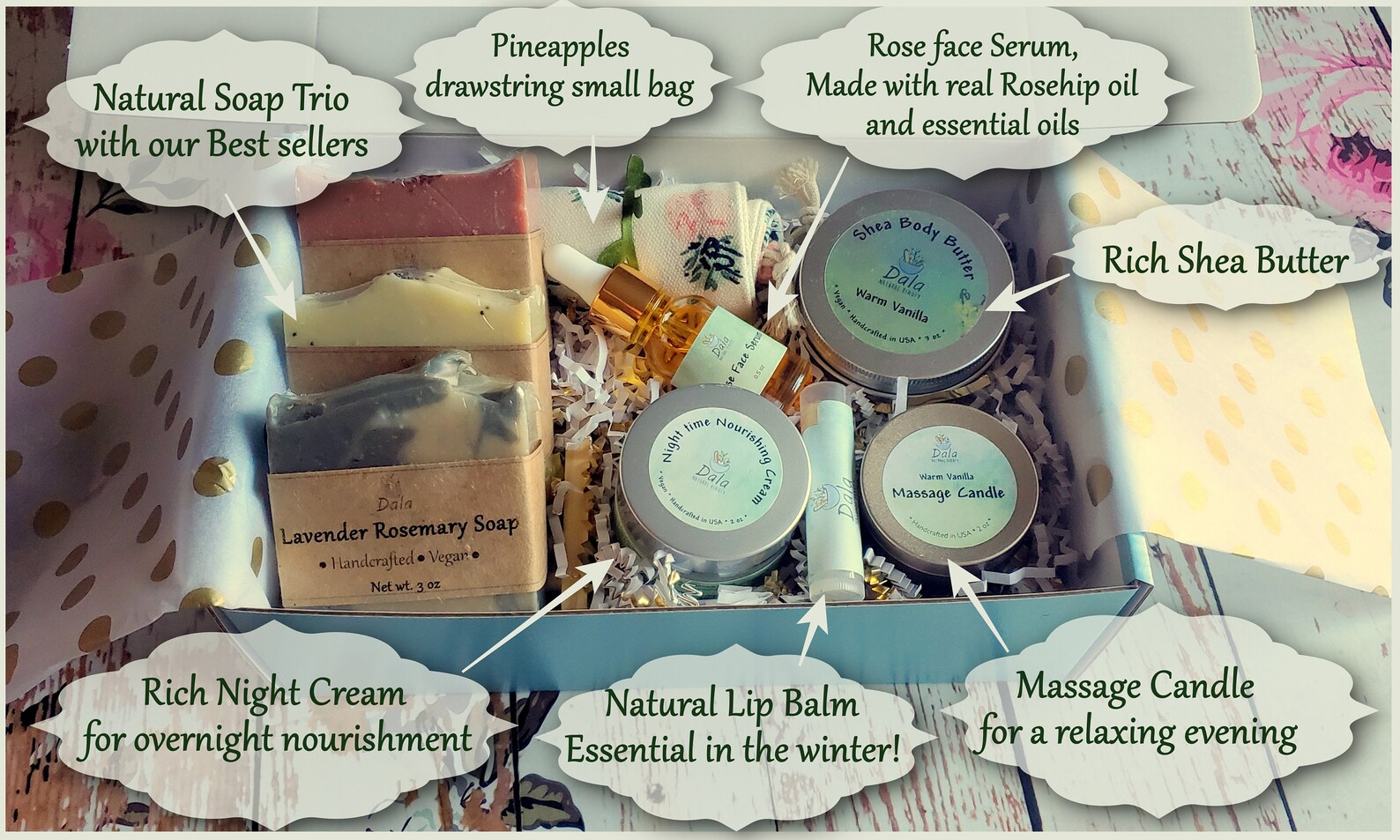 Care Package for Women, Gift Box for Woman, Spa Box, Natural Skin Care ...