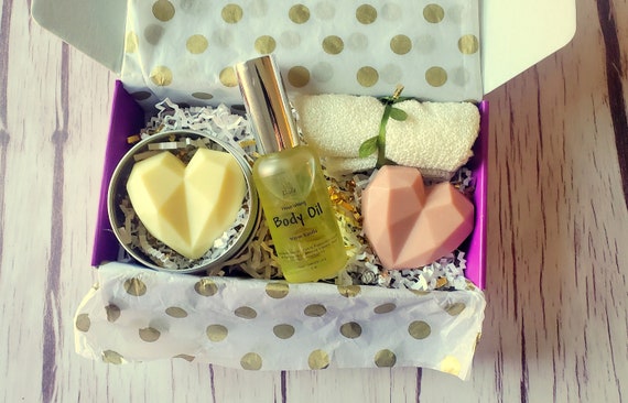 Self Care Box Spa Gift Set Natural Skin Care Care Package - Etsy