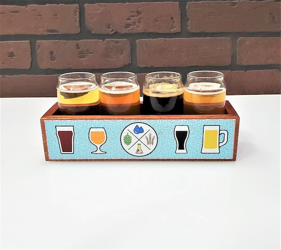 Craft Beer Flight Sampler Brews Design - Etsy