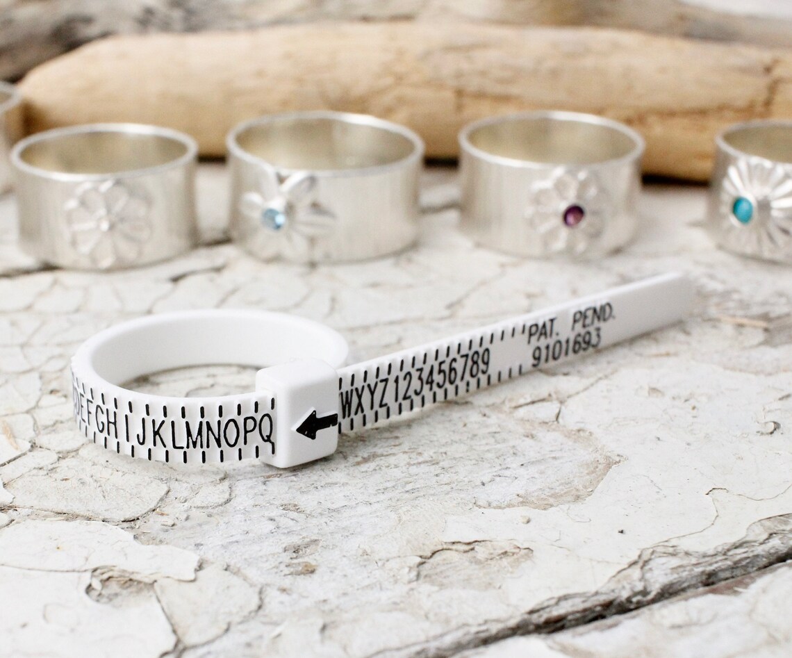 UK Ring Sizer Adjustable Ring Gauge Reusable Free UK - Etsy