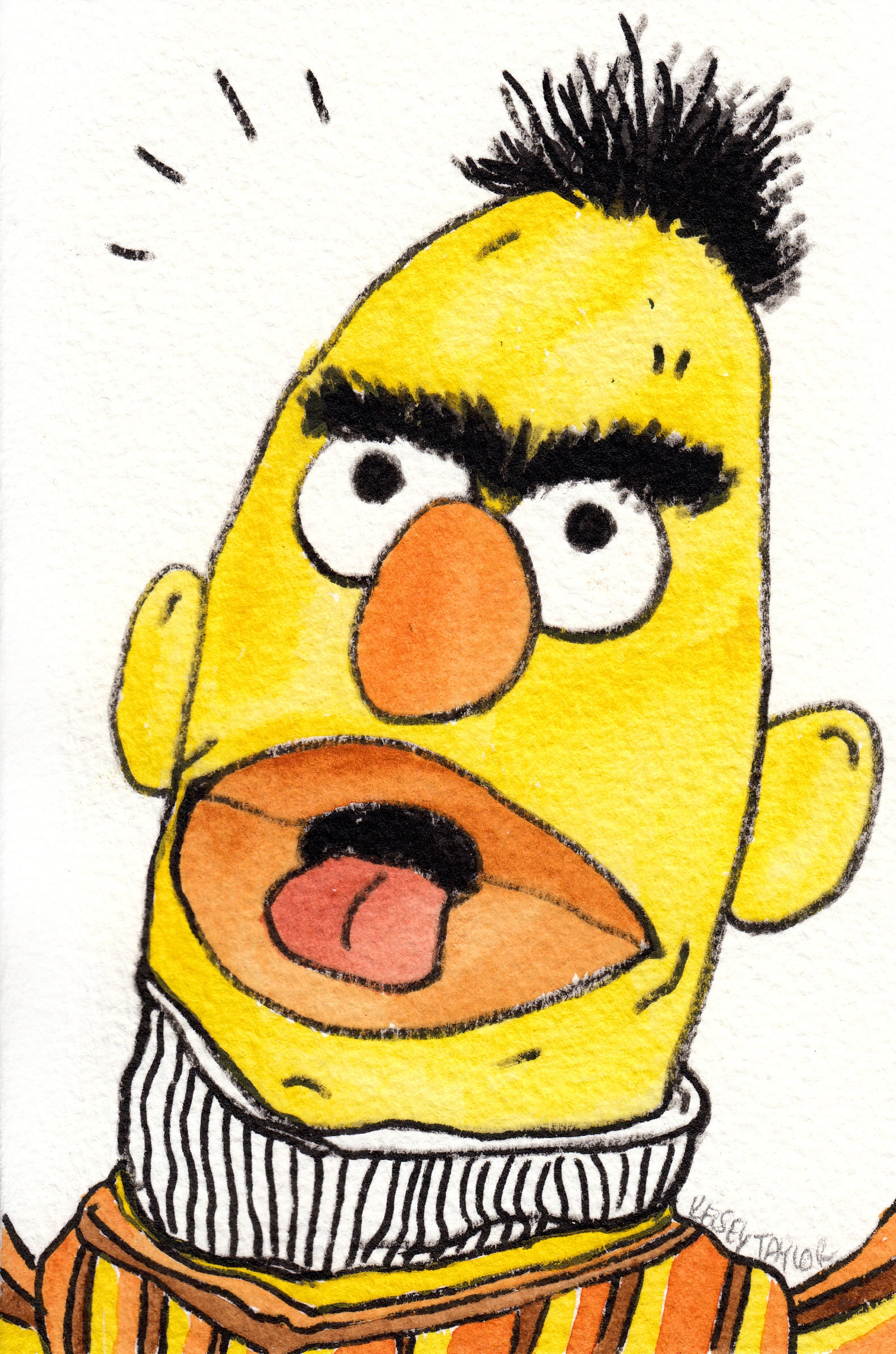 Sesame Street Bert Angry