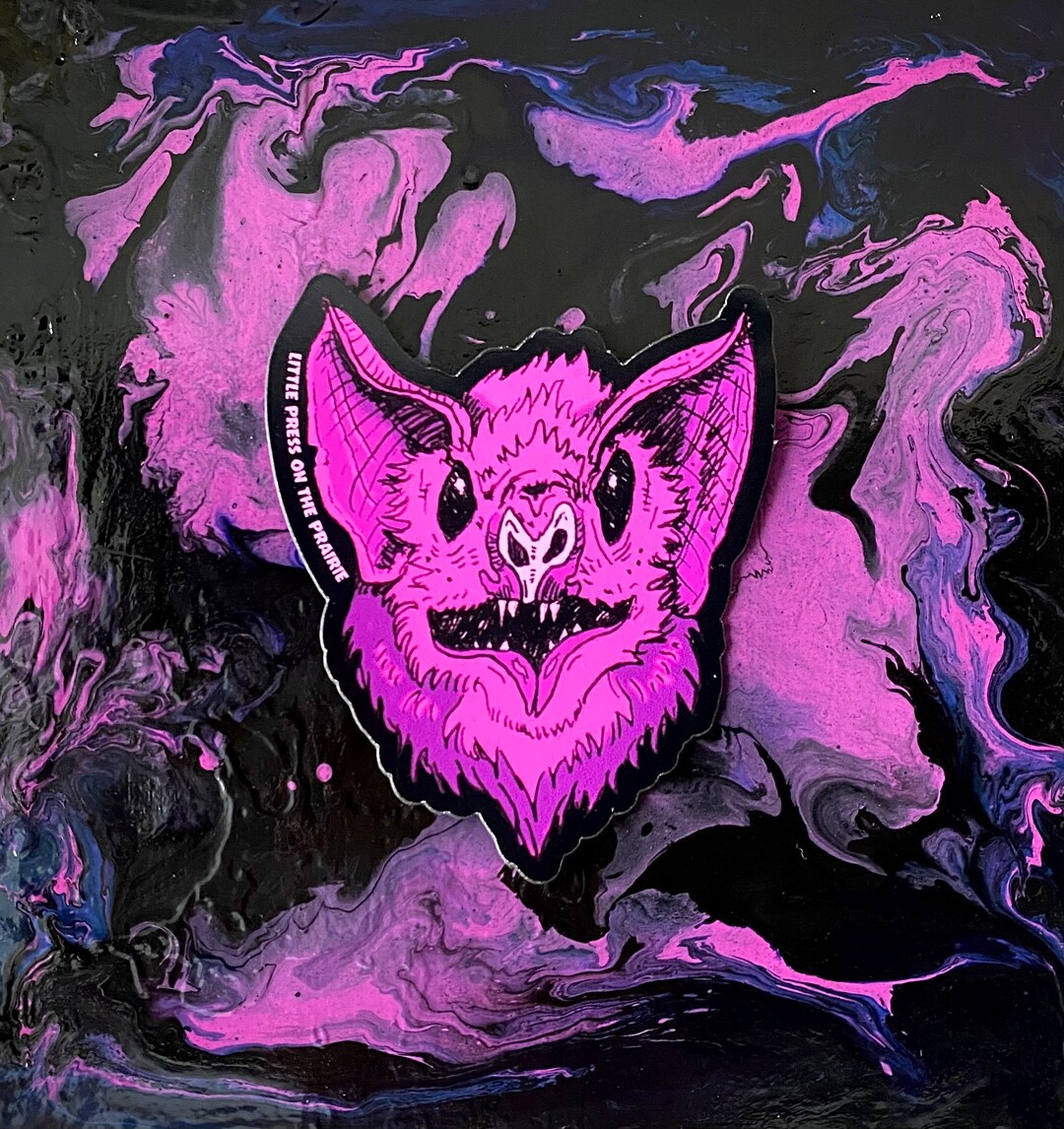 Lil Purple Bat Buddy Magnet - Etsy